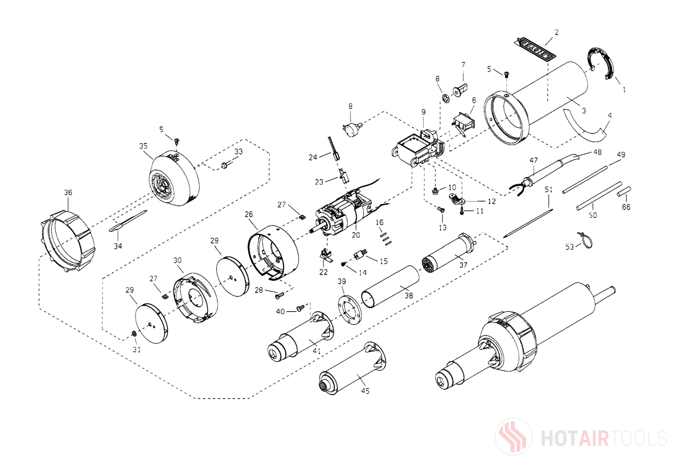 LEISTER Triac S Replacement Parts | Hot Air Tools